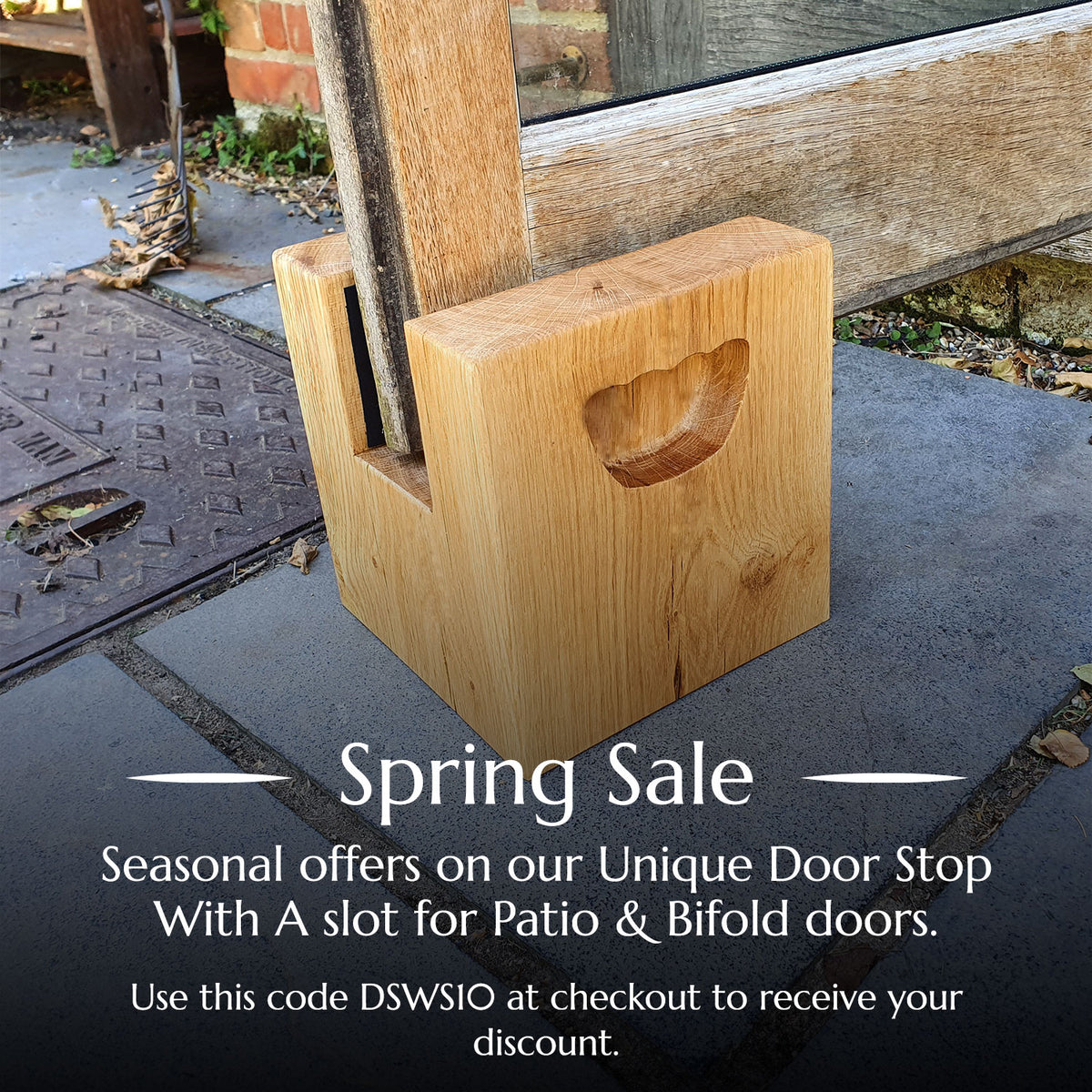 Door stop with a slot for Patio | Bifold doors — The Natural Wood ...