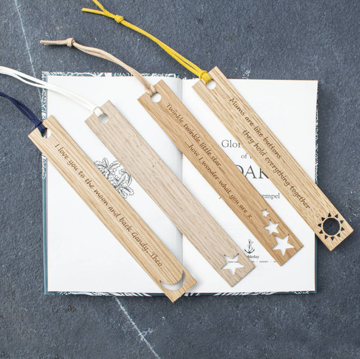 Engraved Oak Bookmark - Inspired By Nature — The Natural Wood Company ...
