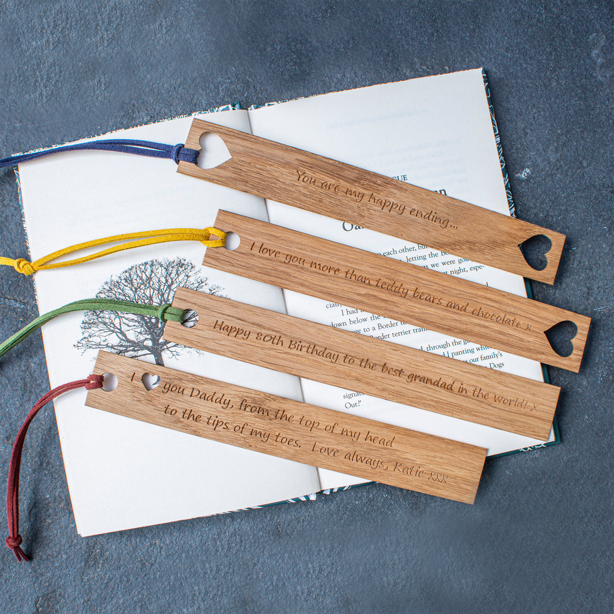 Engraved Oak Bookmark - Inspired By Nature — The Natural Wood Company ...